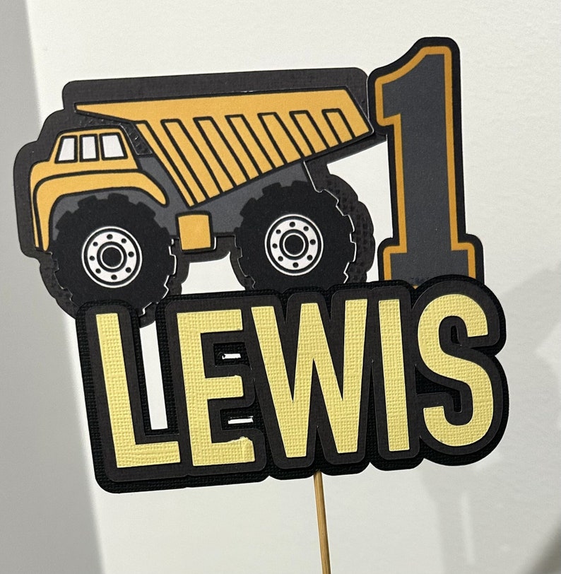 Construction Cake Topper - Etsy