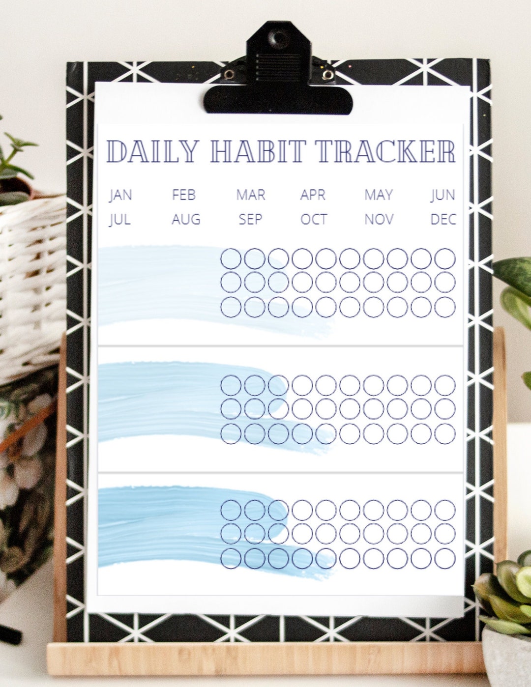 Printable Daily Habit Tracker - Etsy