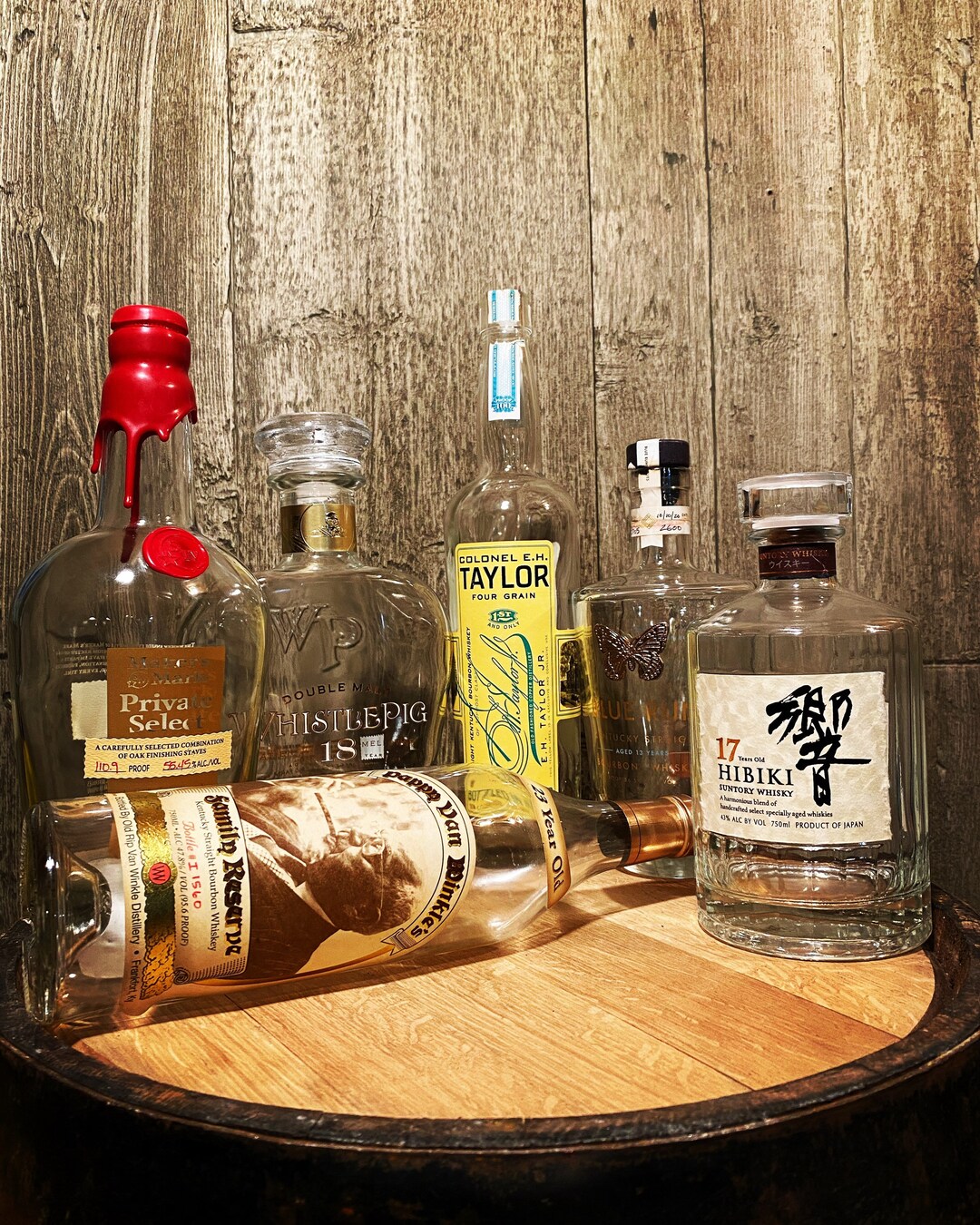 Custom Made Upcycled Liquor Bottle Lamp - Etsy