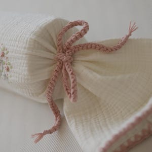 Bolster Candy Initial Pillow, Handmade Embroidered Baby Pillow ...