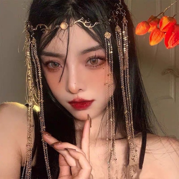Head Piece Chain - Etsy