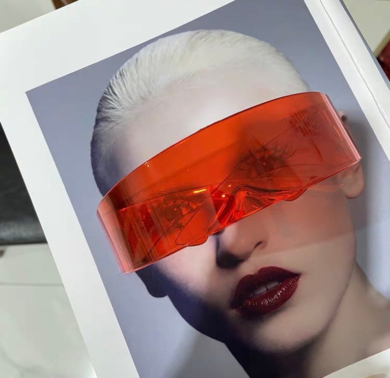 Unisex Cyclops Futuristic Visor Sunglasses Adult Sunglasses - Etsy