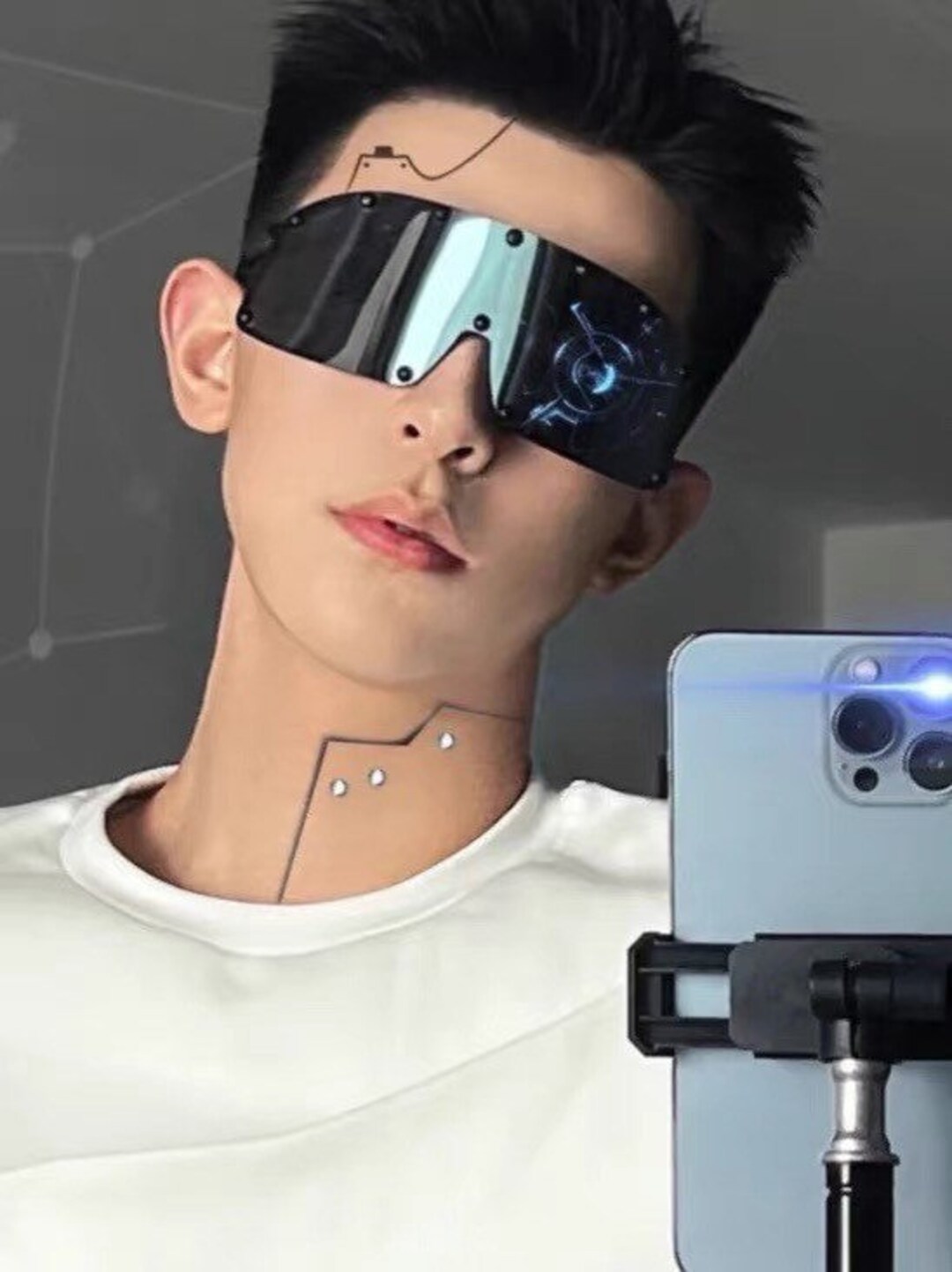 Unisex Oversized Futuristic Visor Sunglasses Adult - Etsy