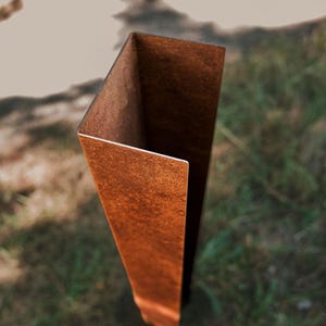 Tall Rusted Address Sign: Custom Driveway Marker - Etsy