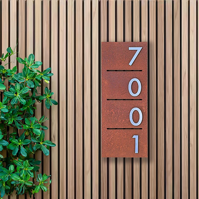 Steel Address Sign - Etsy
