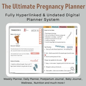 The Ultimate Digital Pregnancy Planner, Undated Planner, Goodnotes ...