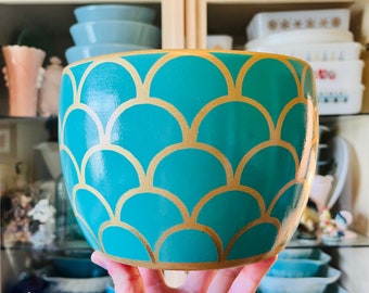 Fish Scale Plant Pot - Etsy