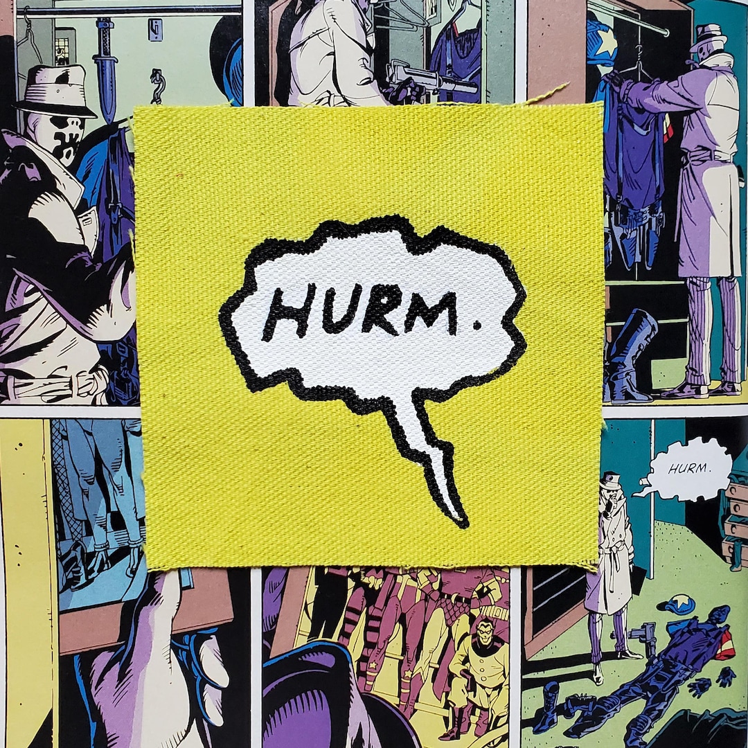 Watchmen Rorschach Sew on Patch - Etsy