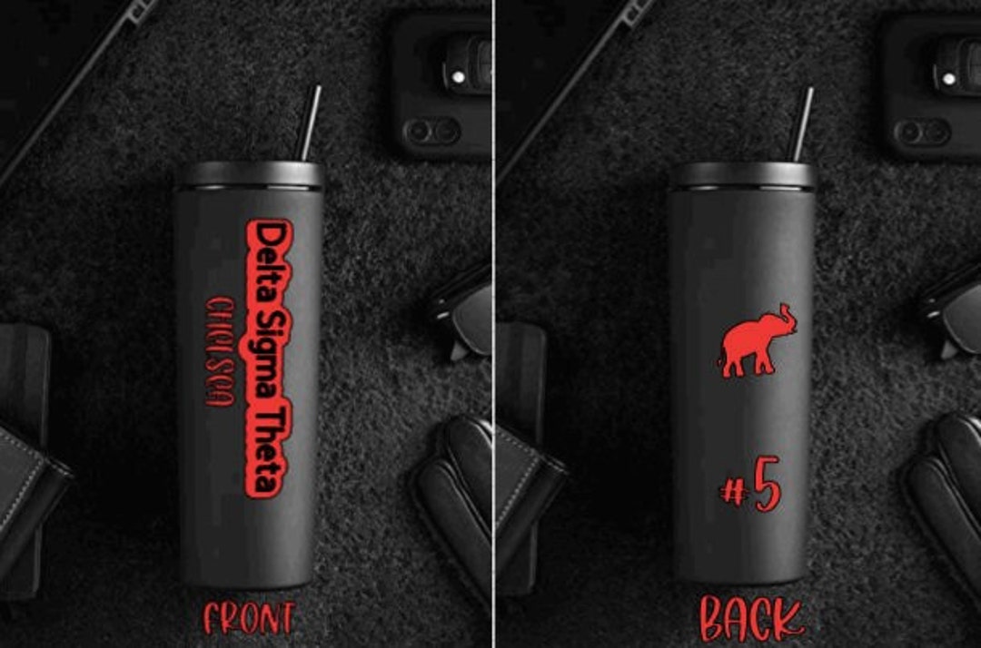 Delta Sigma Theta Inspired Tumbler/dst Tumbler/ DST Gifts/ Delta Sigma ...