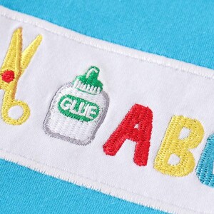 ABC Embroid Smocked Boy Set, Boy Back to School Outfit, First Day of ...