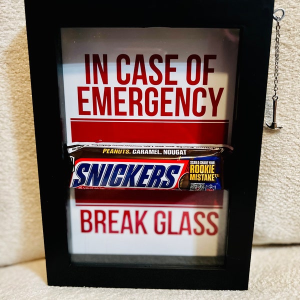 In Case of Emergency Break Glass - Etsy