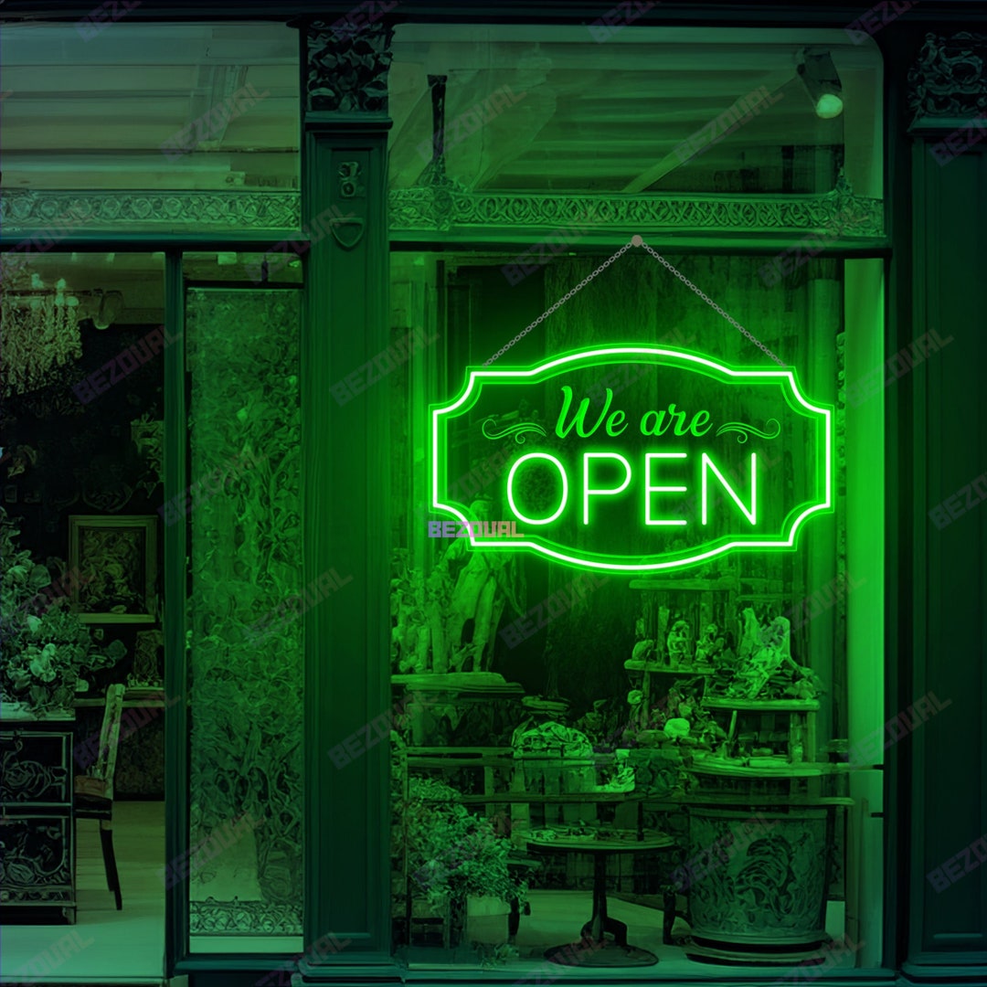 Come in We're Open Neon Sign Open Sign Open Sign for Business Custom ...