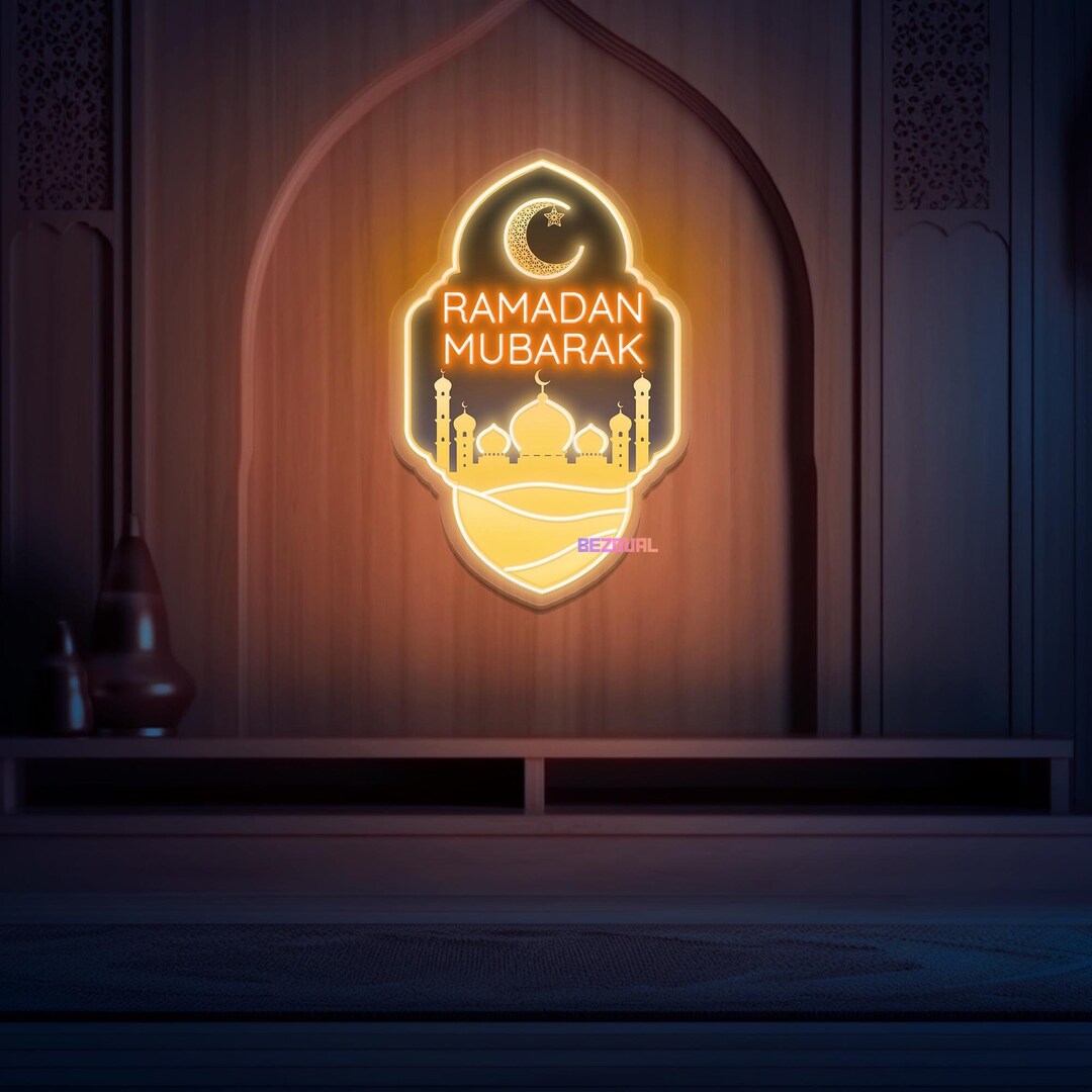 Ramadan Neon Sign Ramadan Kareem LED Sign Custom Ramadan Decor Neon ...