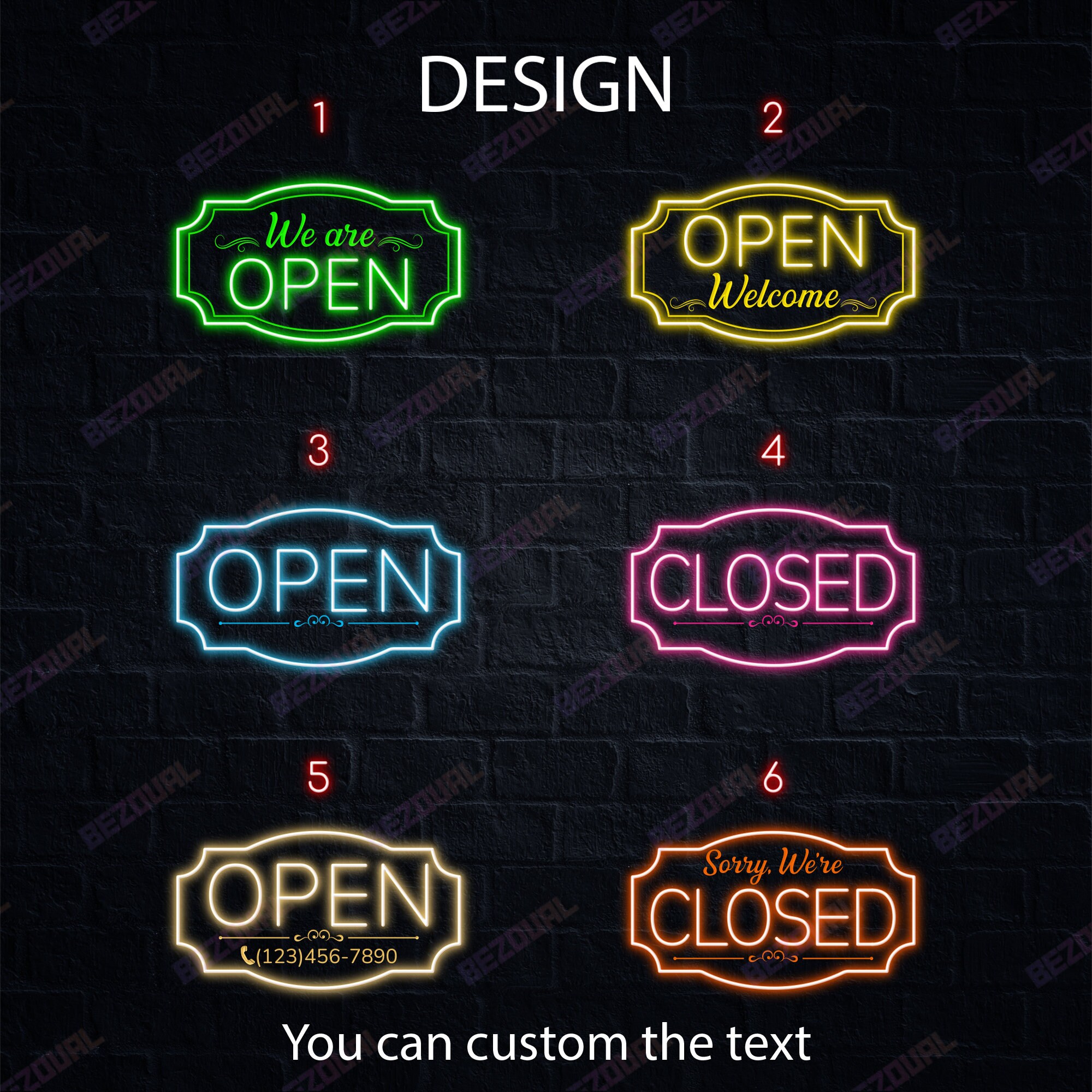 Come in We're Open Neon Sign Open Sign Open Sign for Business Custom ...