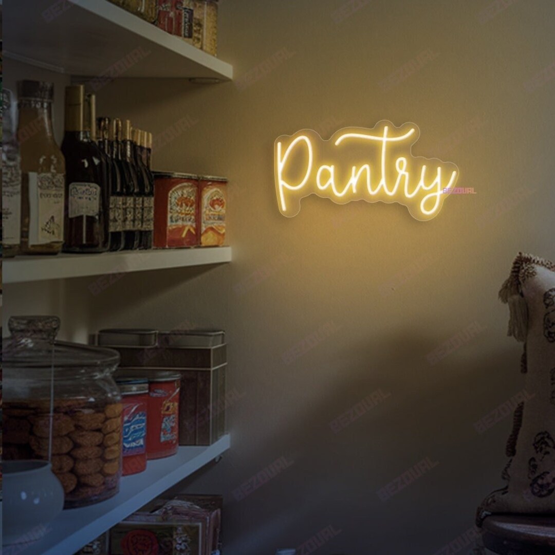Pantry Sign Pantry Decors Pantry LED Light Pantry Neon Sign Bar Sign ...