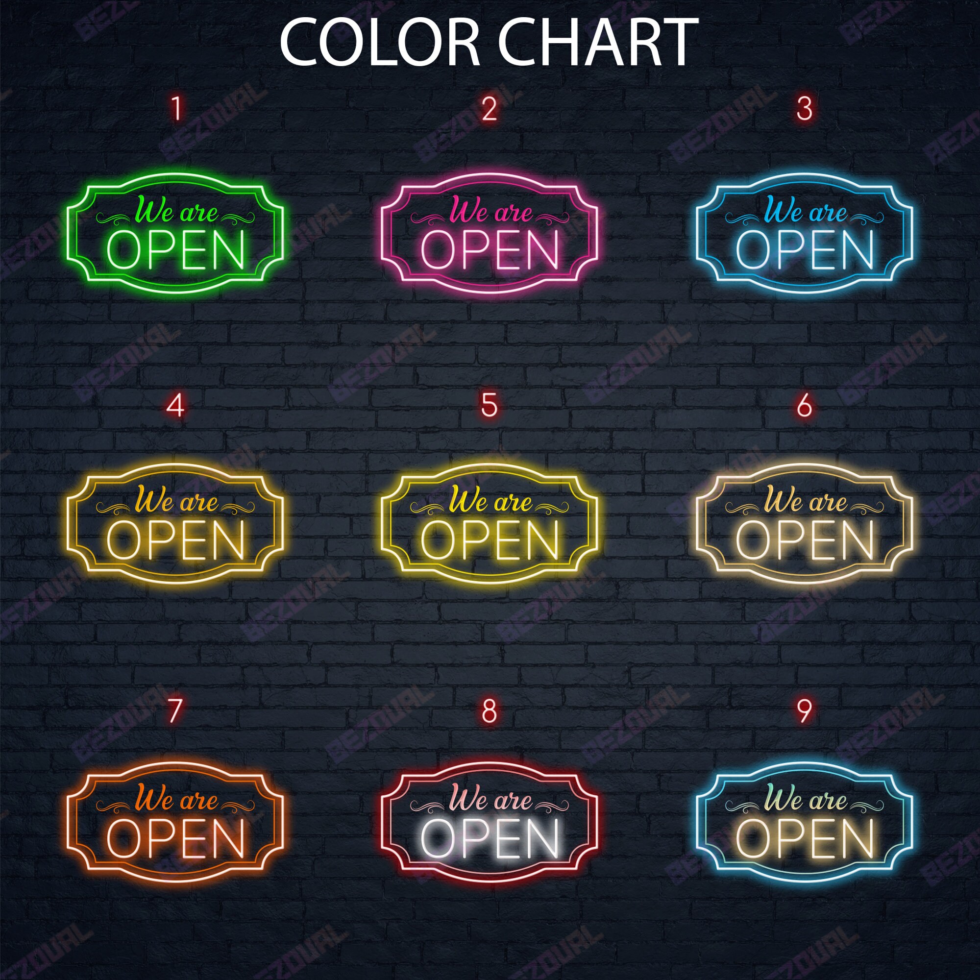 Come in We're Open Neon Sign Open Sign Open Sign for Business Custom ...