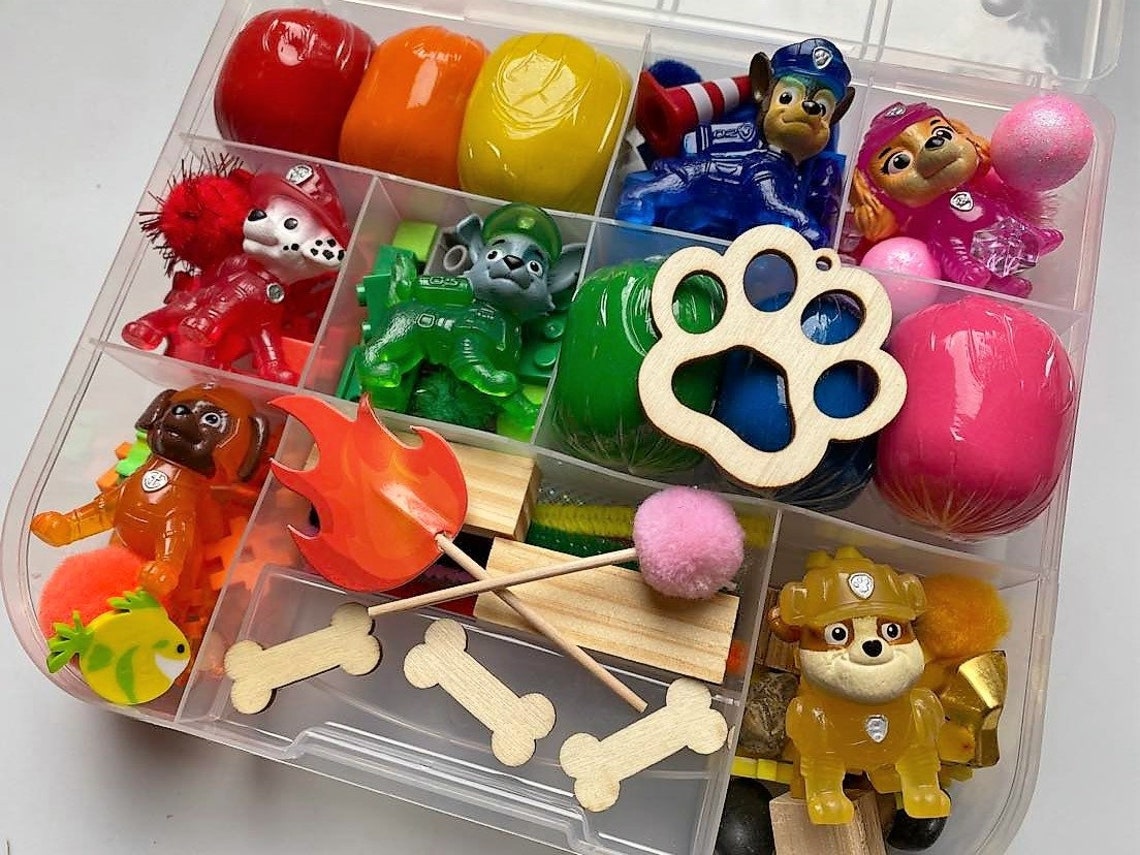 Paw Patrol Sensory Kit Paw Patrol Play Dough Kit Paw Patrol - Etsy