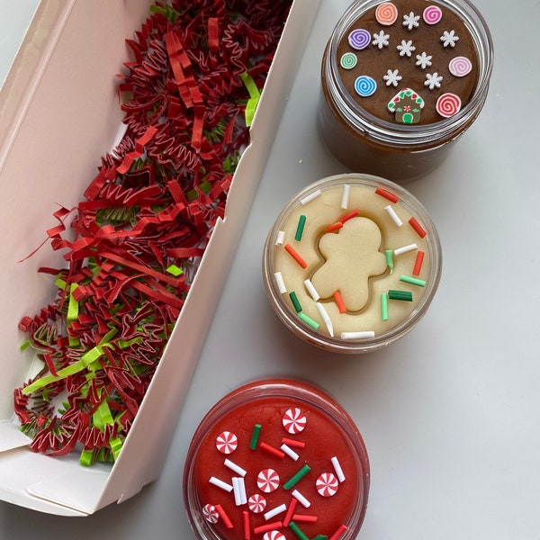 Gingerbread Play Dough Kit - Etsy