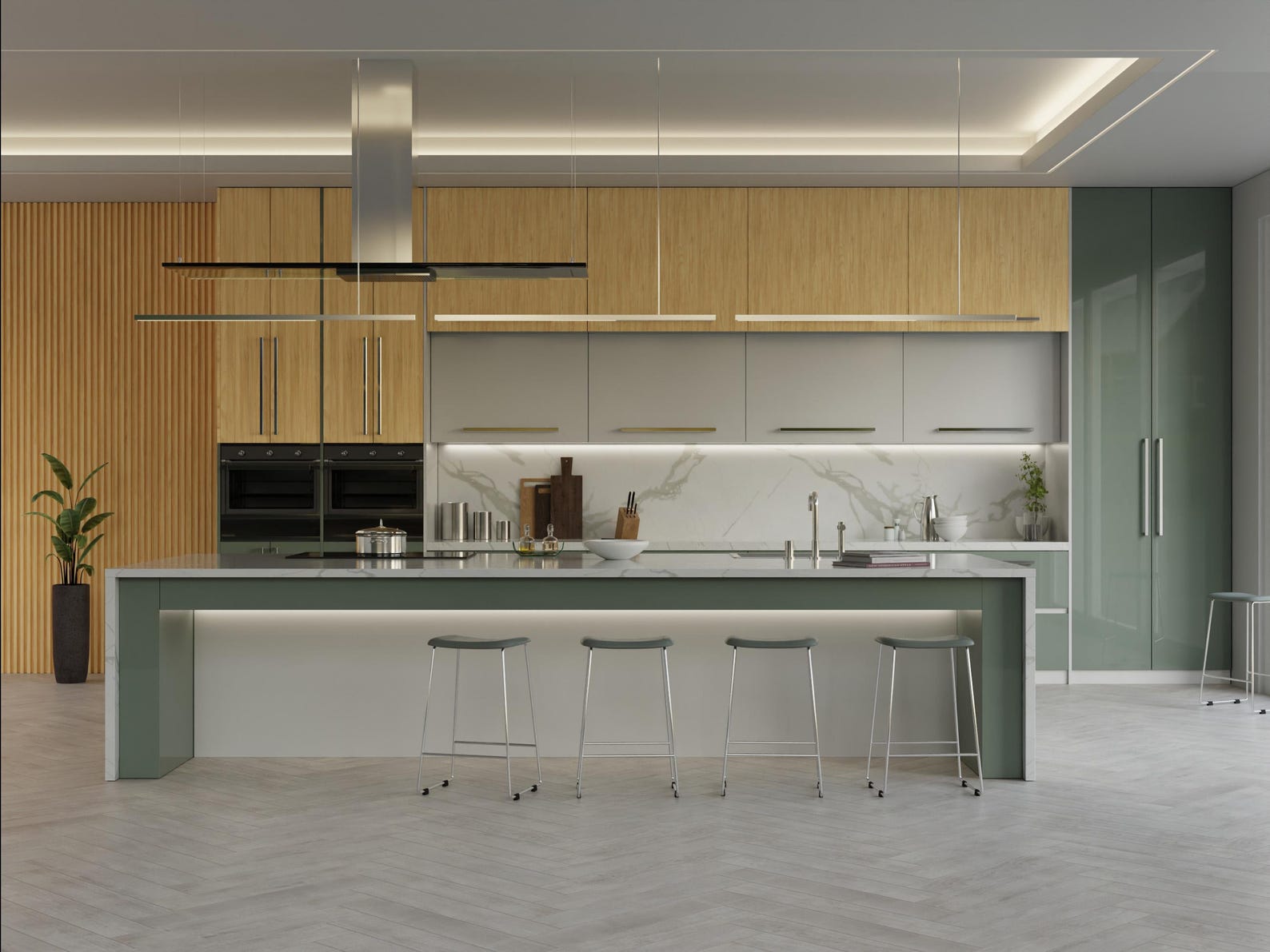 Custom Kitchen Renovation, Interior Design, Custom Kitchen Interiors ...