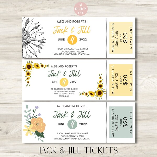 Modern Script Stag & Doe Tickets, Minimal Buck and Doe Tickets ...