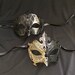 Men's Metal Masquerade Mask Bronze and Black - Etsy