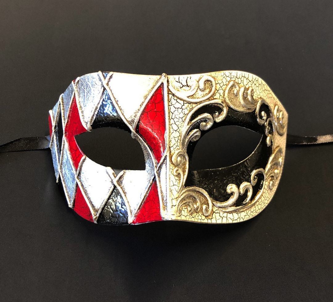 Men's Venetian Mask Masquerade Ball Mask - Etsy
