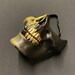 Half Skull Mask Zombie Mask Gold Black - Etsy