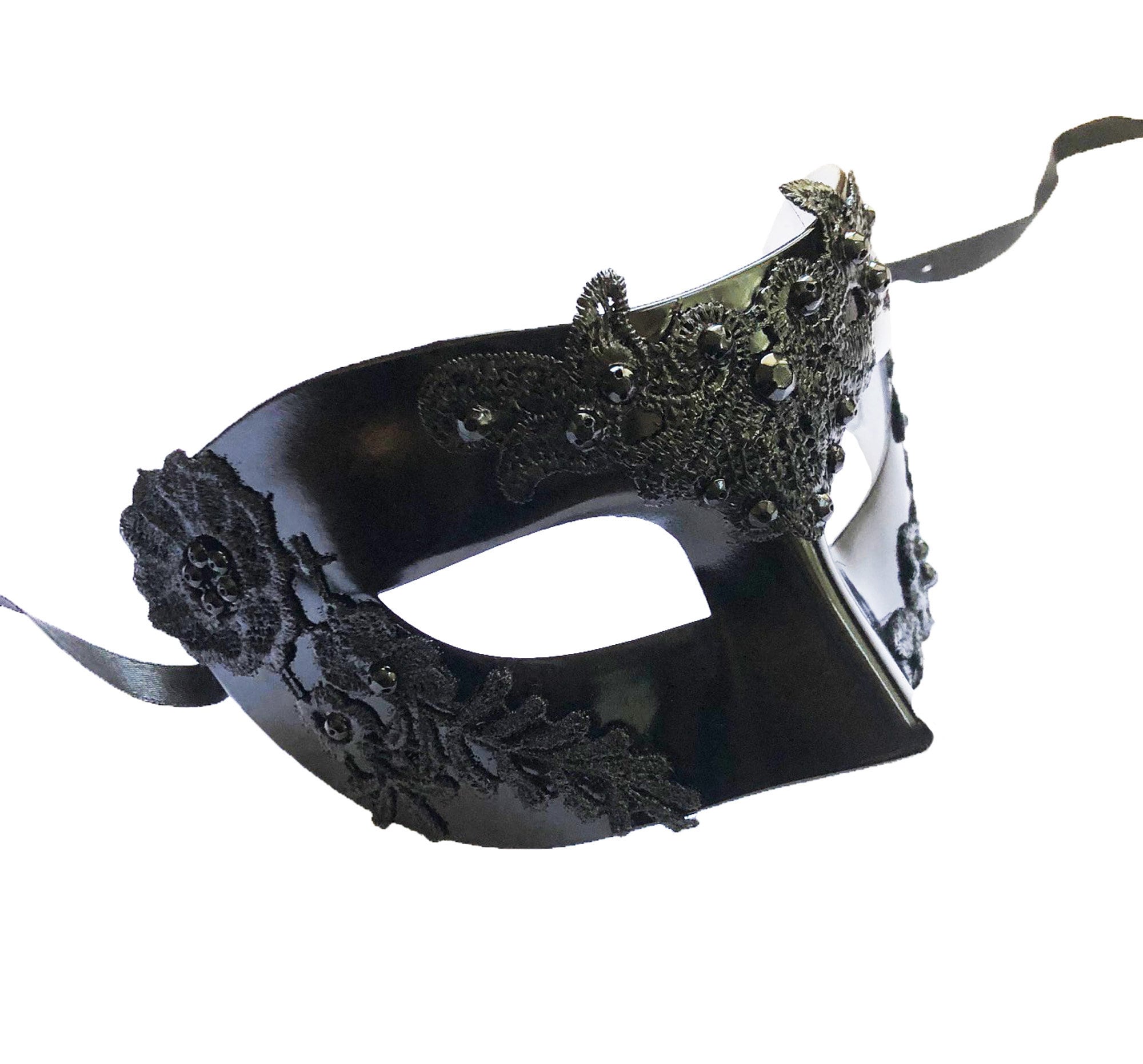 Roman Mask Black Masquerade Mask - Etsy