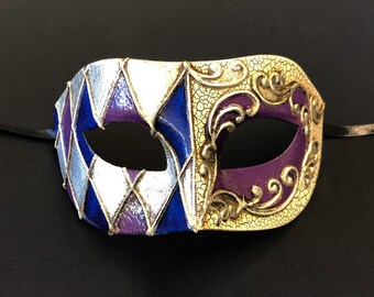 Men's Venetian Mask Masquerade Ball Mask - Etsy