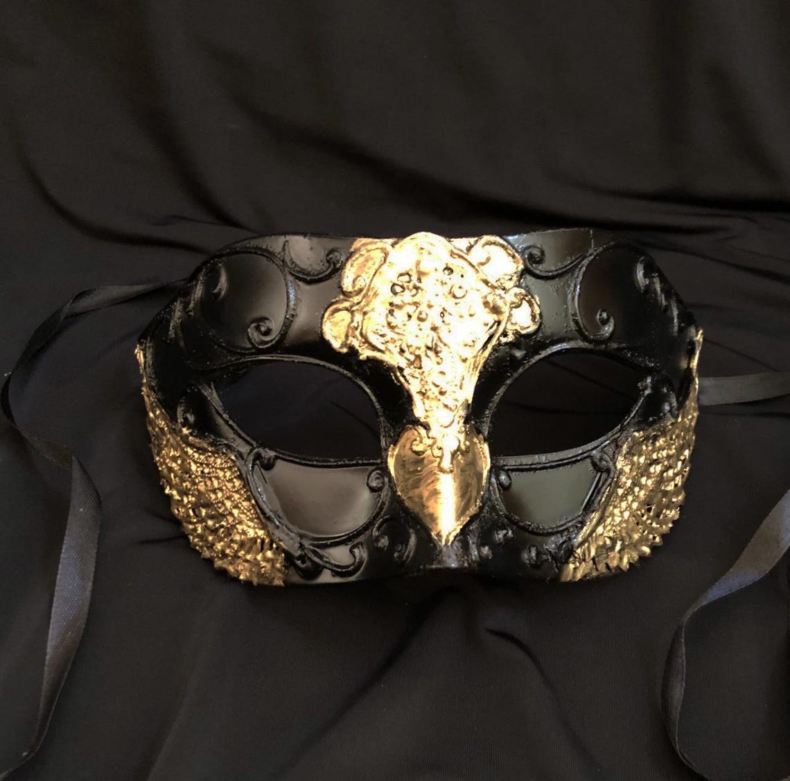 Masquerade Bird Mask Gold or Silver - Etsy