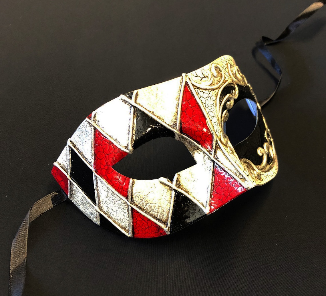 Men's Venetian Mask Masquerade Ball Mask - Etsy