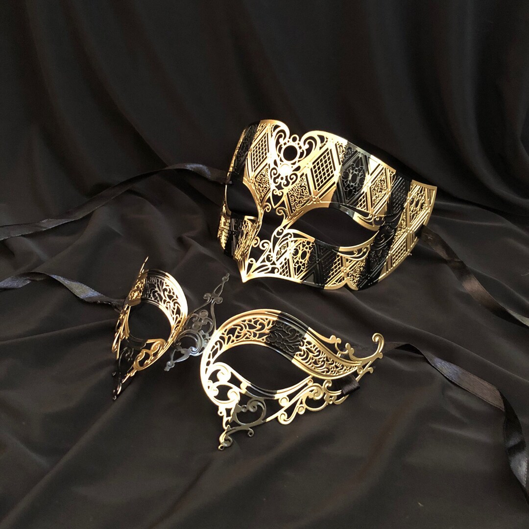 Couples Masquerade Ball Masks His and Hers Luxury Masks - Etsy