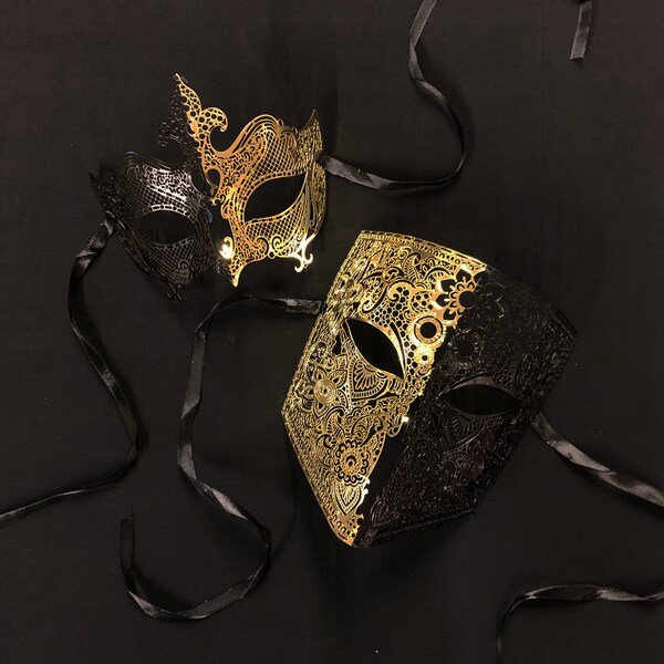 Gold Masquerade Mask - Etsy