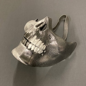 Half Skull Mask Halloween Zombie Mask - Etsy