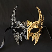 Gold Masquerade Mask - Etsy