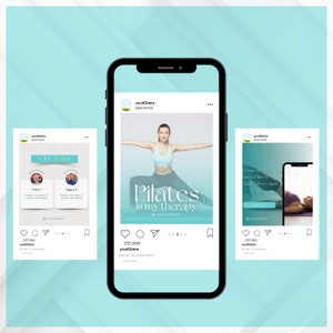 Pilates - 100 - Instagram Posts for Pilates Instructor or Pilates Class ...