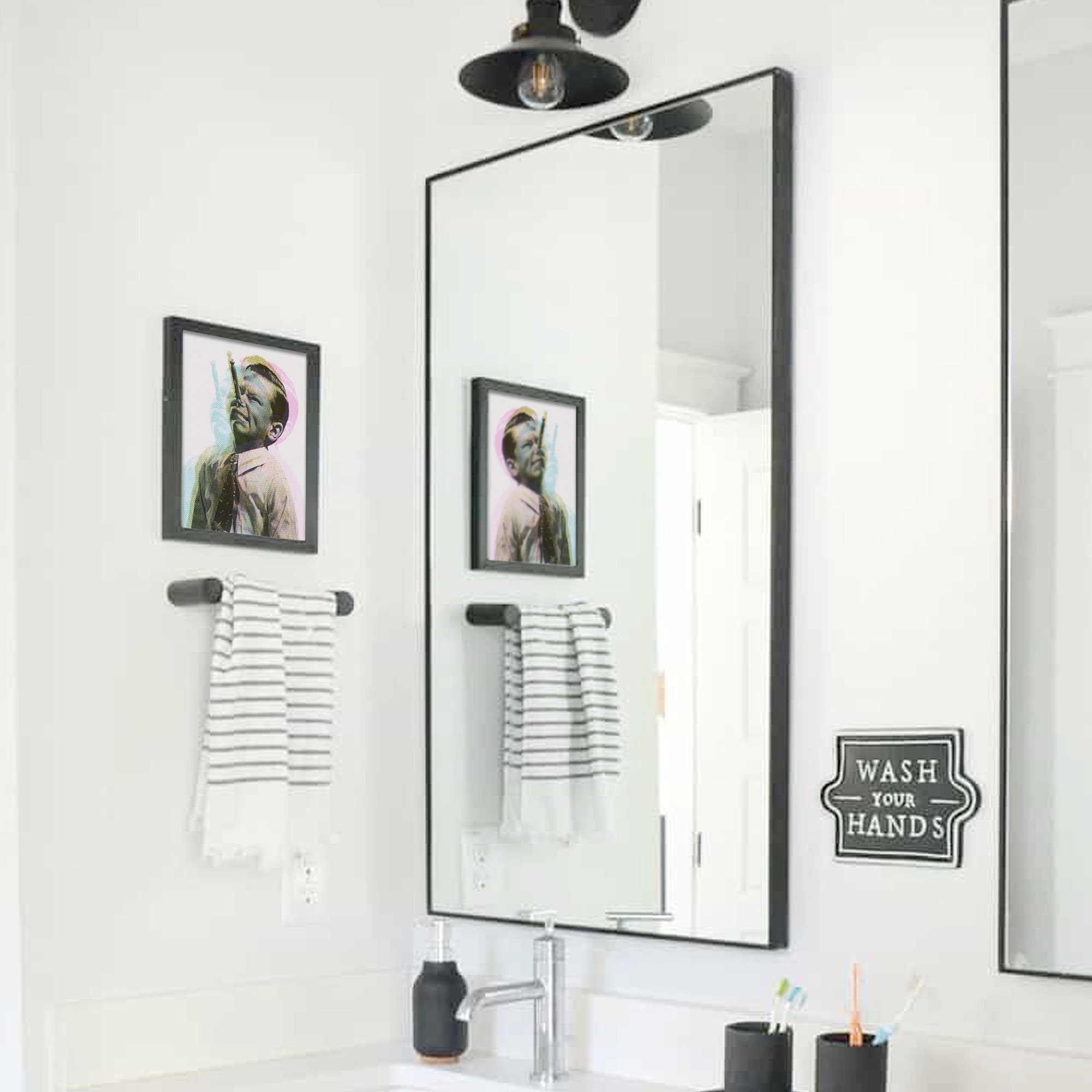 Pe Yew, Vintage Style Art Print, Bathroom Art Poster, Bedroom, Nursery ...