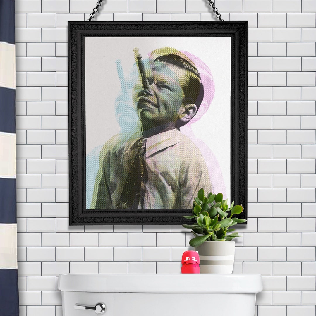 Pe Yew, Vintage Style Art Print, Bathroom Art Poster, Bedroom, Nursery ...