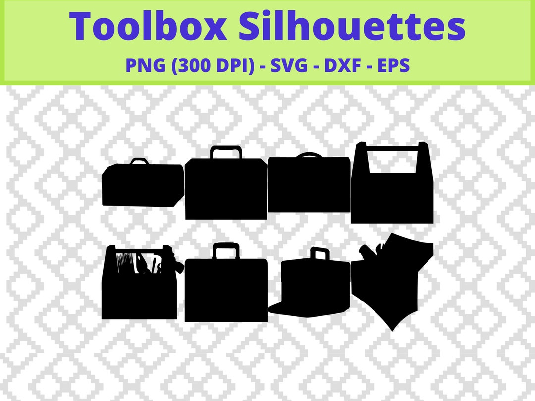 Toolbox Svg Toolbox Monogram Silhouette Toolbox Svg Files - Etsy