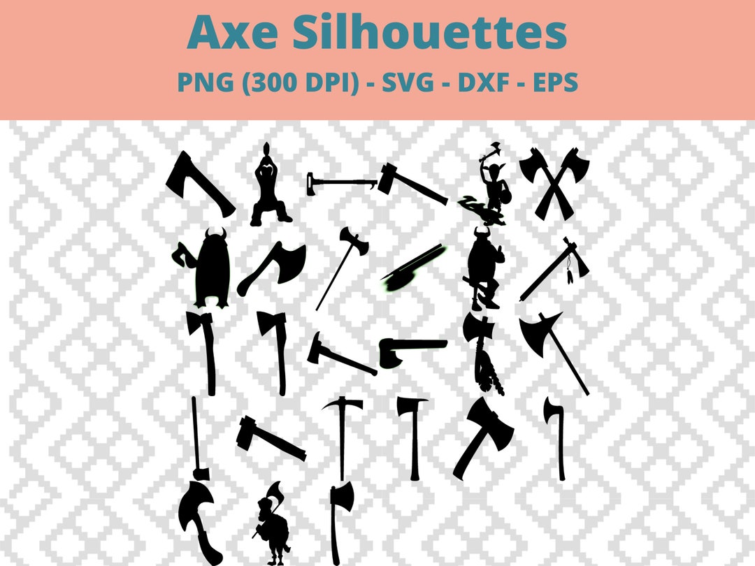 Axe Svg, Axe Monogram Silhouette, Axe Svg Files Cricut, Axe Svg Design ...