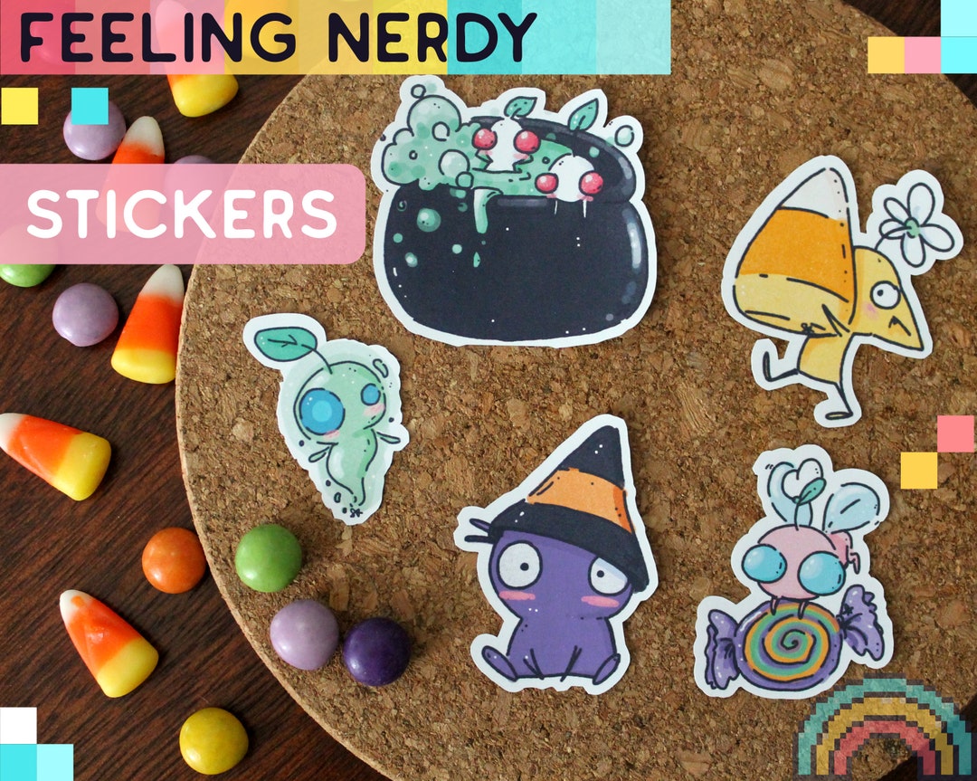 Pikmin 5 Halloween Stickers - Etsy