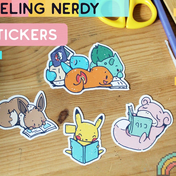 Pikachu and Friends Stickers - Etsy