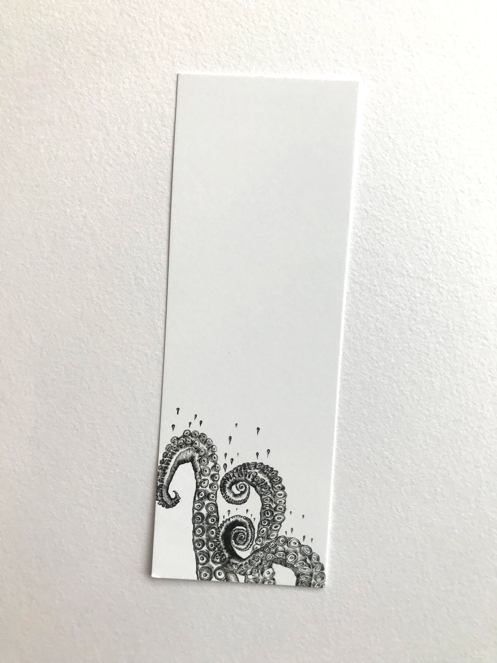 Illustrated Octopus Bookmark - Etsy