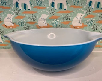 Blue Pyrex Bowl | Etsy