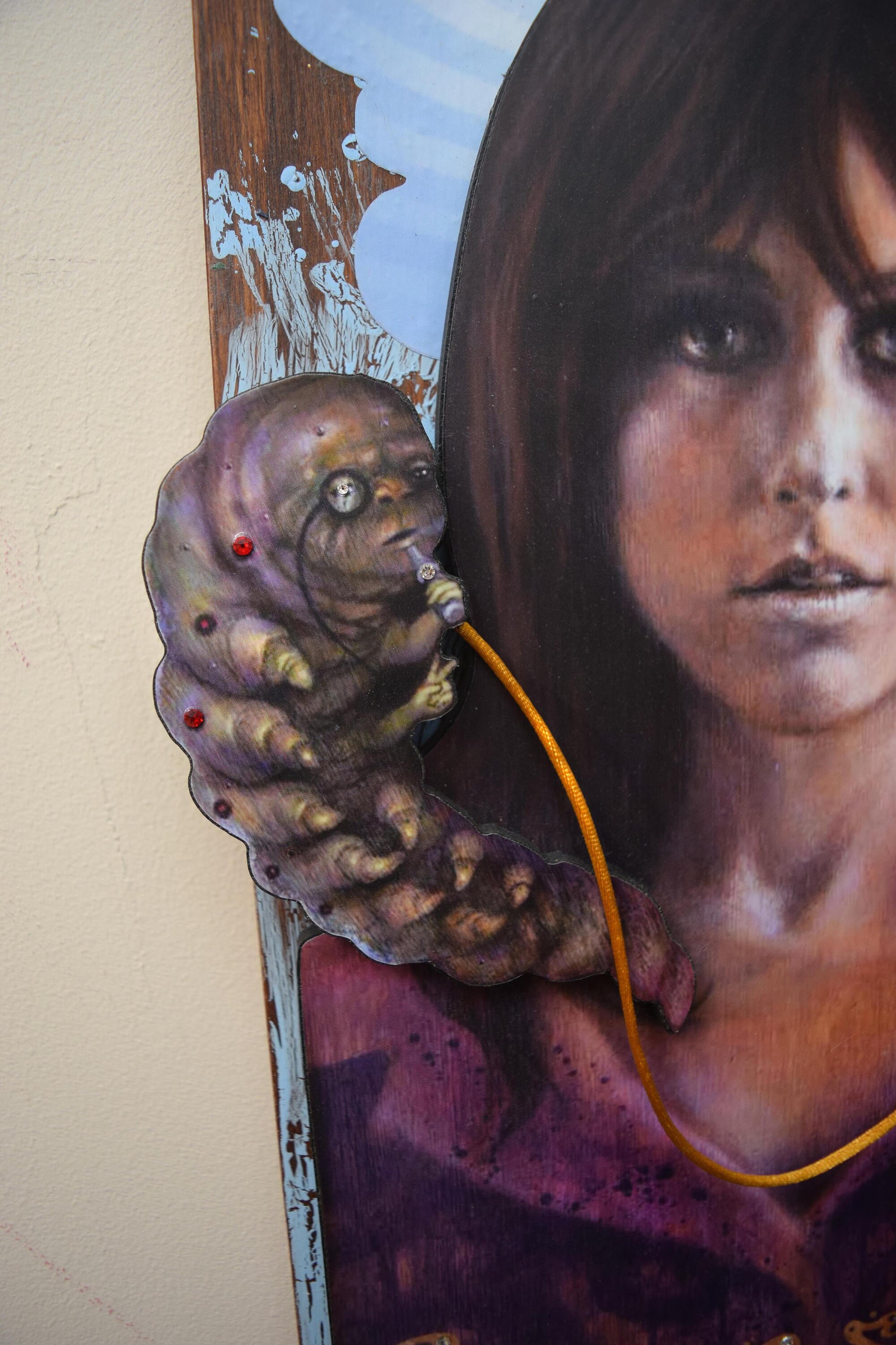 Grace Slick 3D Portrait on Wood / 1960's Rock and Roll Art / Jefferson ...