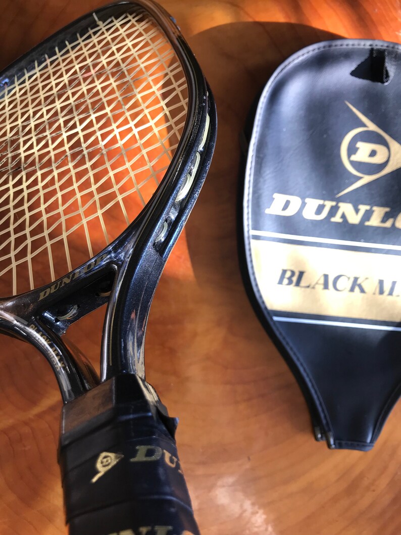 Racquet Ball Vintage Dunlop Black Max Graphite Racquet - Etsy