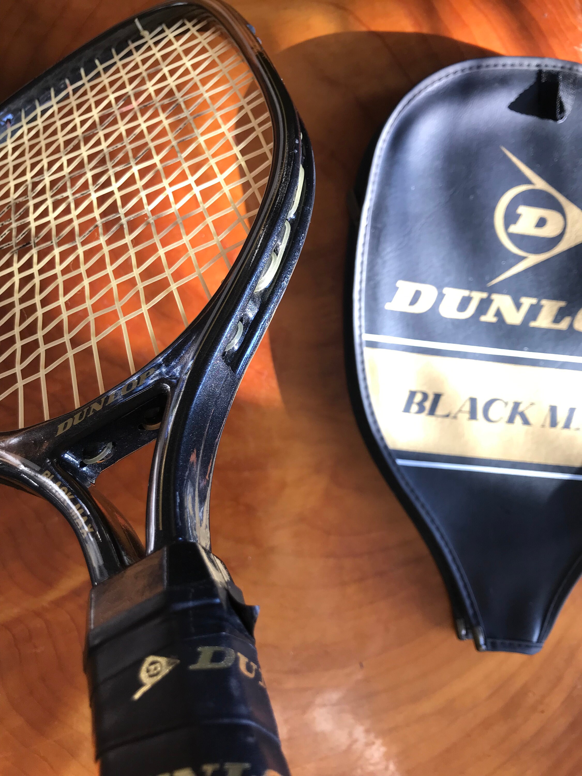 Racquet Ball Vintage Dunlop Black Max Graphite Racquet - Etsy