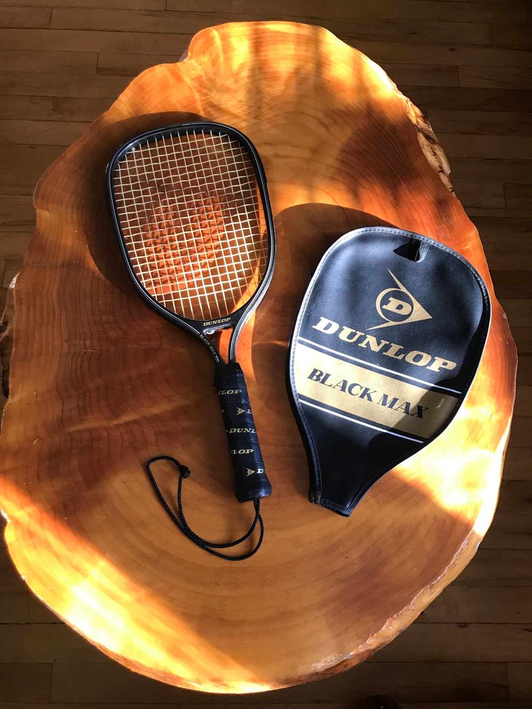 Racquet Ball Vintage Dunlop Black Max Graphite Racquet - Etsy