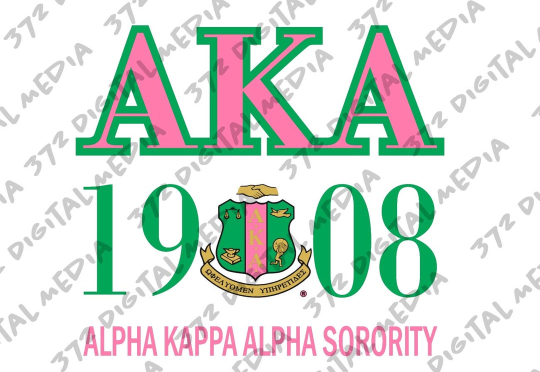 Alpha Kappa Alpha Digital Download, High Res Vector SVG, Png, Pdf, EPS ...