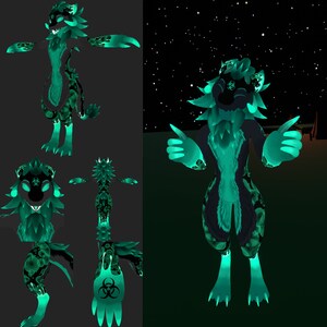 Vrchat Furry Avatar Retexture Wickerbeast Nardodragon Besuru Kirin ...